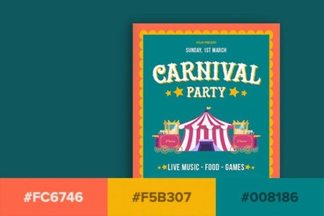 20 Stylish Poster Color Schemes