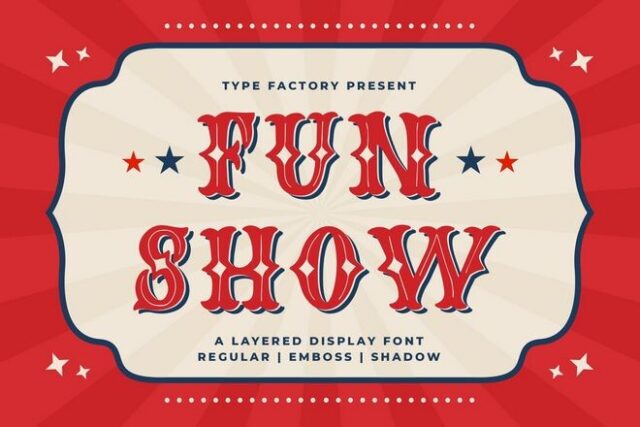 20+ Best Circus Fonts (Vintage + Modern Circus Letters)