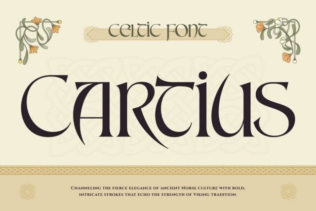 20+ Best Irish & Celtic Fonts (Old Irish Fonts & More)